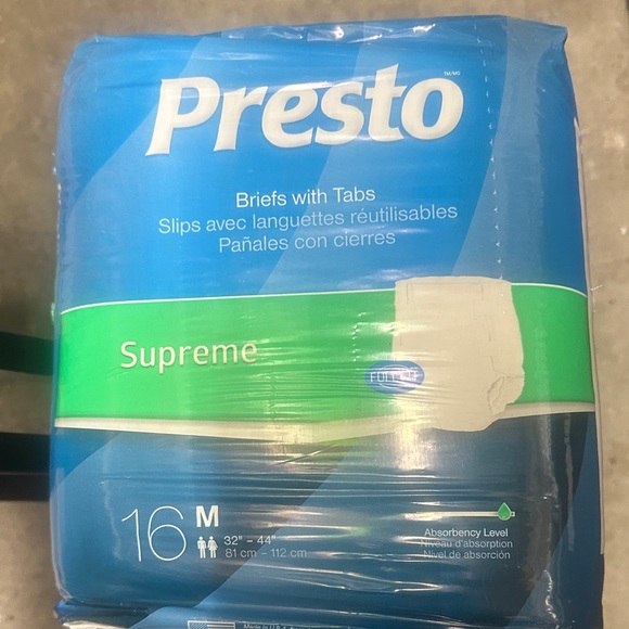Other | Presto Supreme Briefs With Tabs | Poshmark